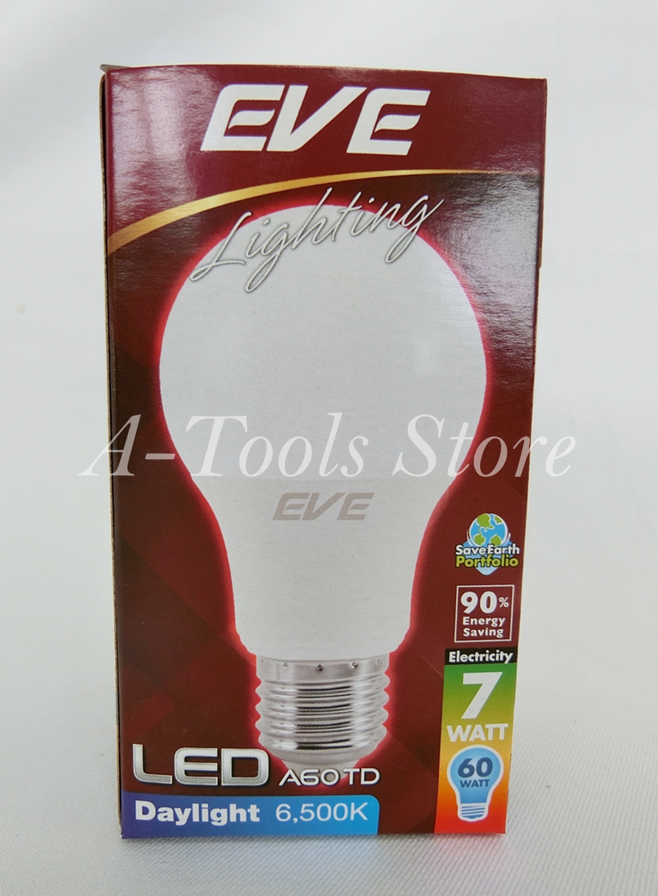 EVE หลอดไฟ LED BULB A60 TD 7W 9W 11W 13W ขั้ว E27 แสงขาว Day light หลอดแอลอีดี หลอดบัฟ ขั้ว ...