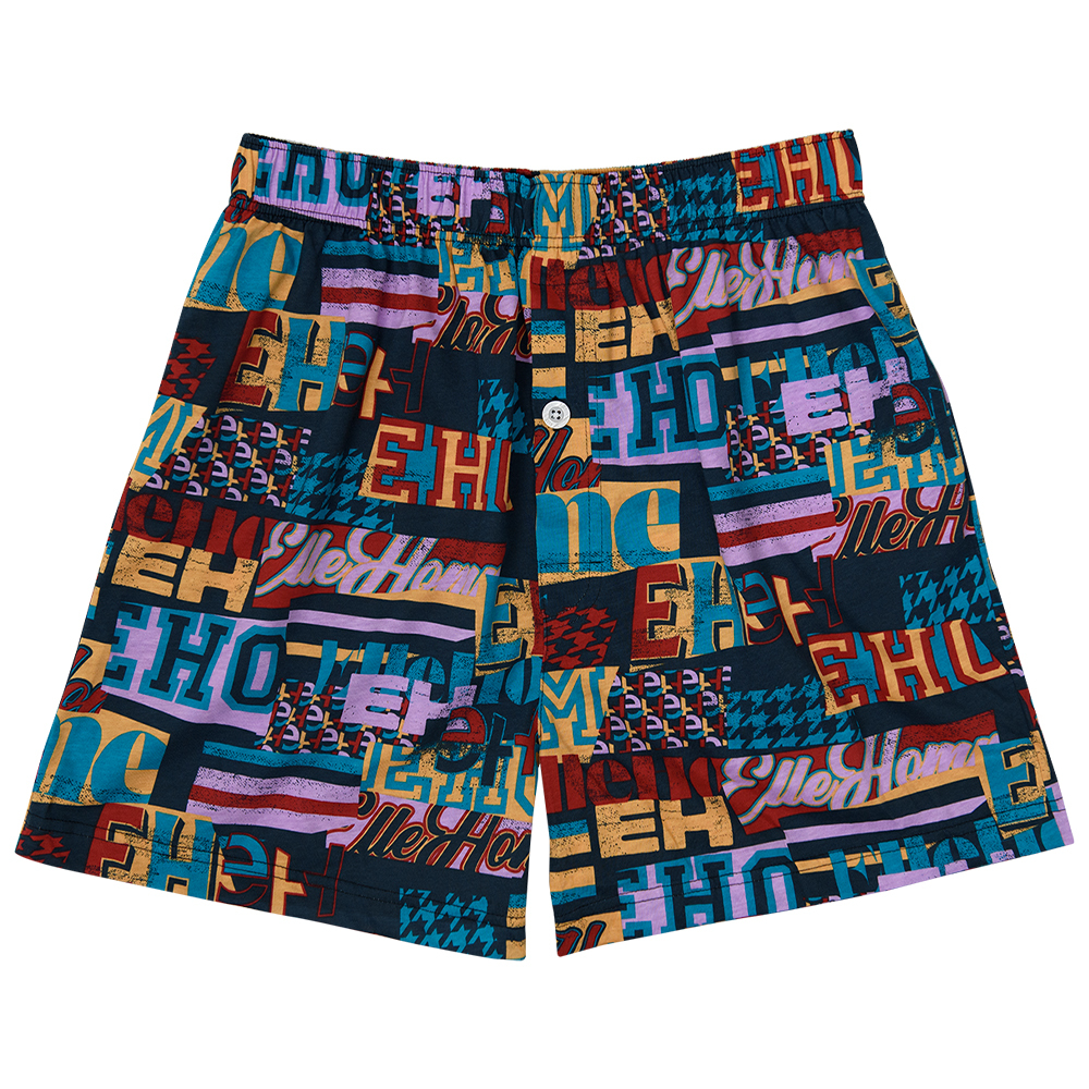 ELLE HOMME กางเกงขาสั้นแบบลำลอง Boxer สีแดง (KHX9905) - ELLE - ThaiPick