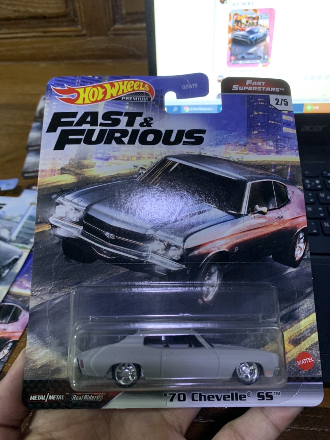 Hot wheels Premium Fast & Furious '70 Chevelle SS ล้อยาง แพ็คคมสวย รถสวย ของแท้ ลิขสิทธิ์แท้ ...