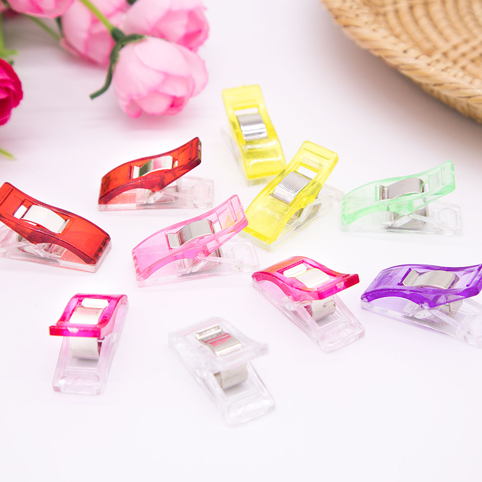คลิปหนีบผ้า 10 ชิ้น Patchwork Plastic Clips | Lazada.co.th
