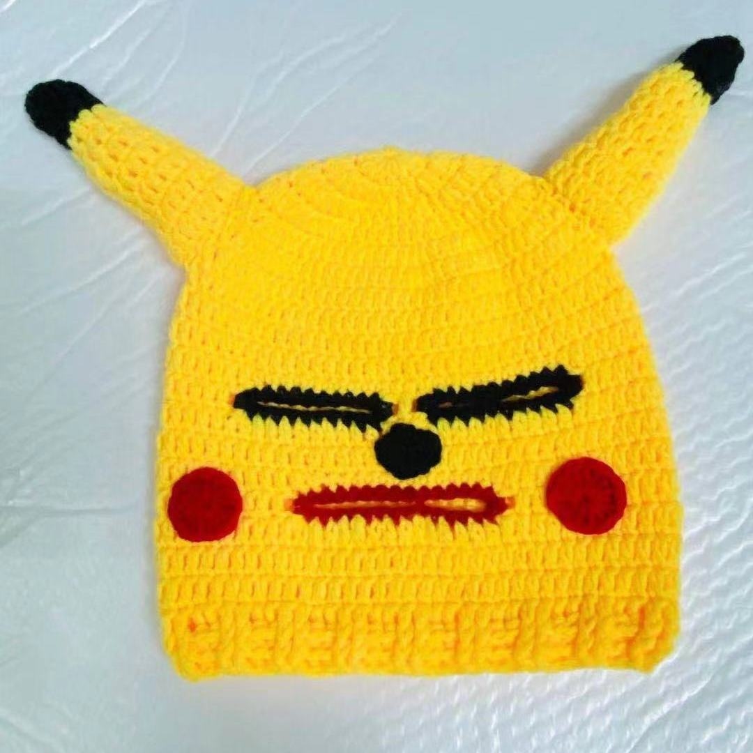 Wacky Pikachu nightclub artifact fish head mask web celebrity hot style ...