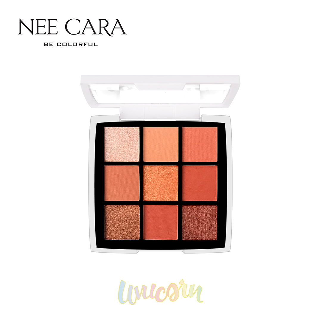 NEE CARA PALETTE EYESHADOW 9 COLOR (N669) นีคารา อายแชโดว์ พาเรทอายแชโด ...