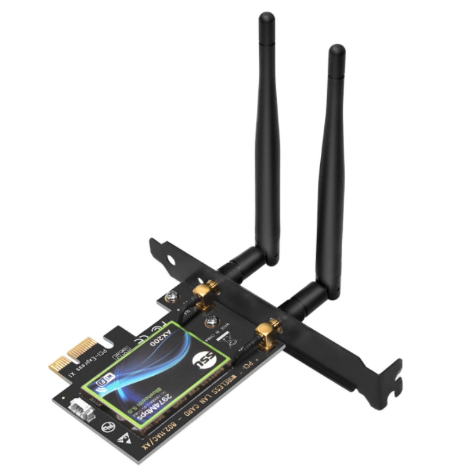 Dual Band PCI Express WiFi Card Gigabit for Intel AX200 2.4G/5Ghz 802 ...