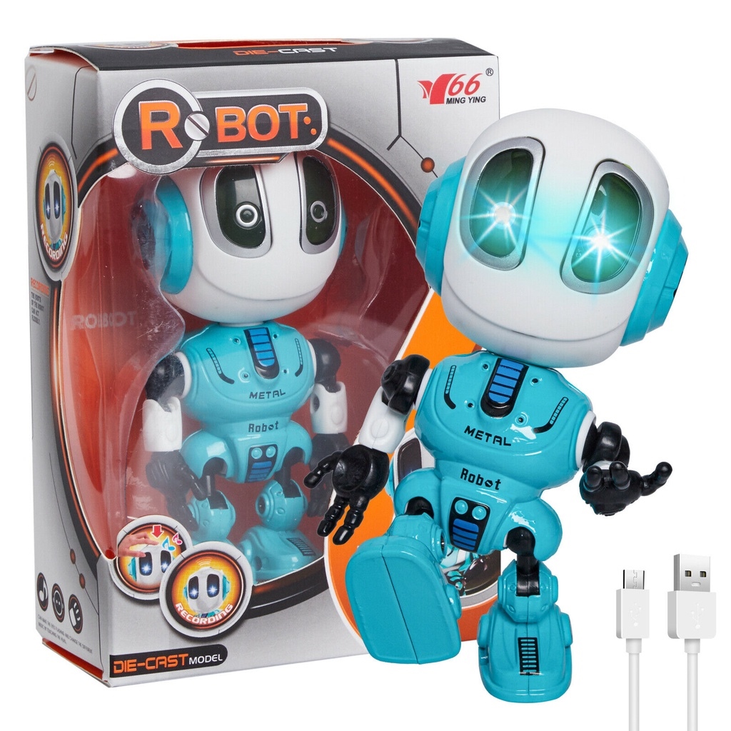 【Ready Stock】 Talking Robot Toys Intelligent Recording Dialogue Manual ...