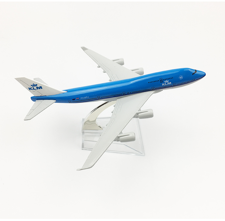 Yalinda KLM Royal Dutch Boeing 747 เครื่องบินรุ่น 16cm Die-cast Metal ...