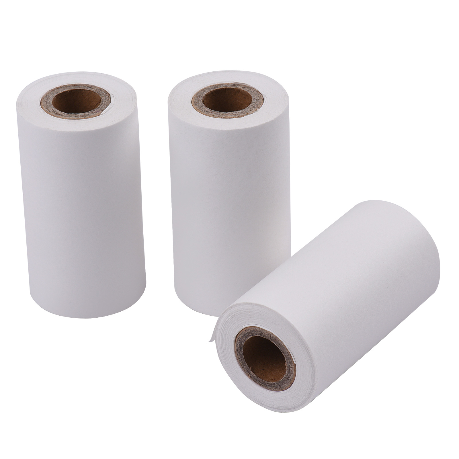 3 Rolls 57x30mm Self-Adhesive Thermal Paper Roll Sticky Paper BPA-Free ...
