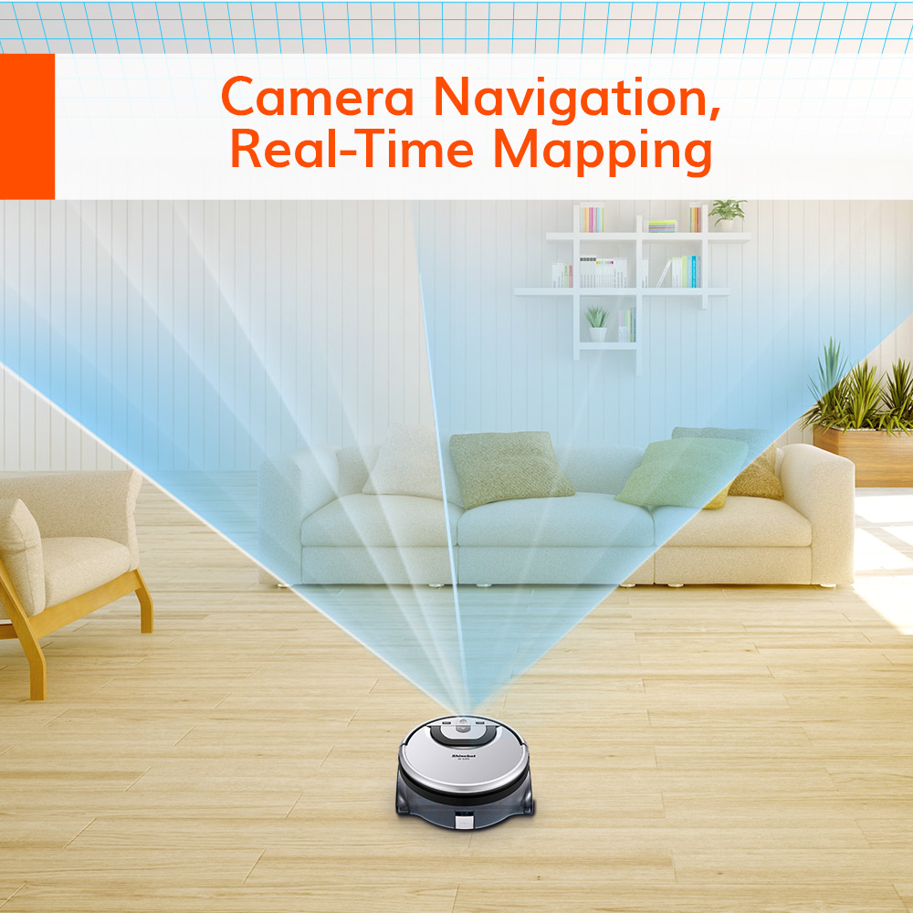 ILIFE W455 Floor Scrubbing Robot Washing Robotick Camera Navigation APP ...