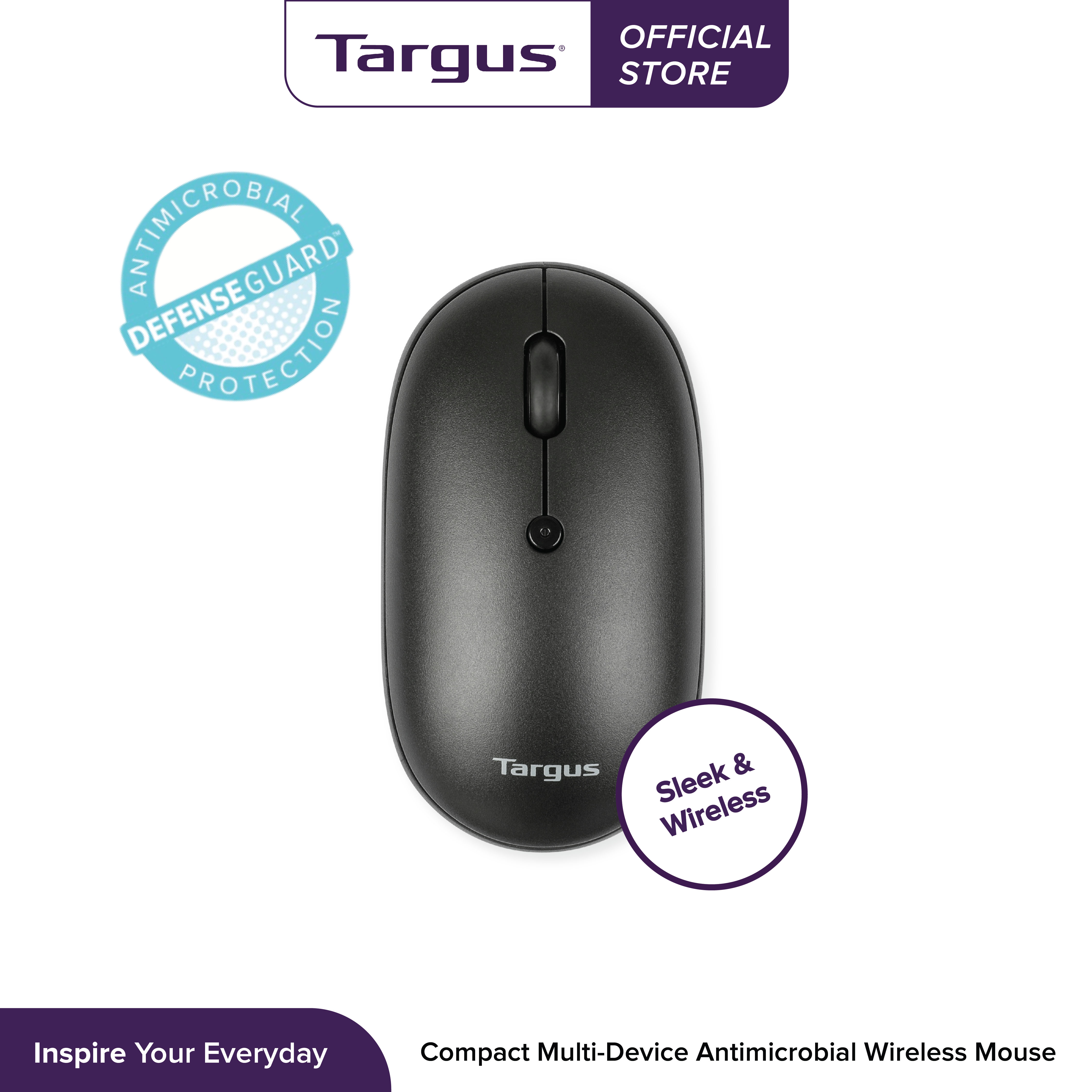 เมาส์ บลูทูธ ไร้สาย Targus B581 Compact and Multi-device BT Mouse ...