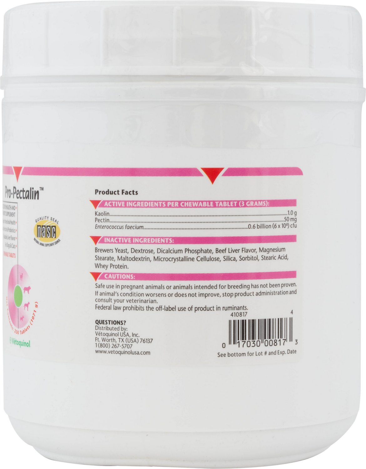 ยาแก้ท้องเสียสำหรับแมวและสุนัขตัวนี้ดีมากๆ Vetoquinol Pro-Pectalin Anti ...