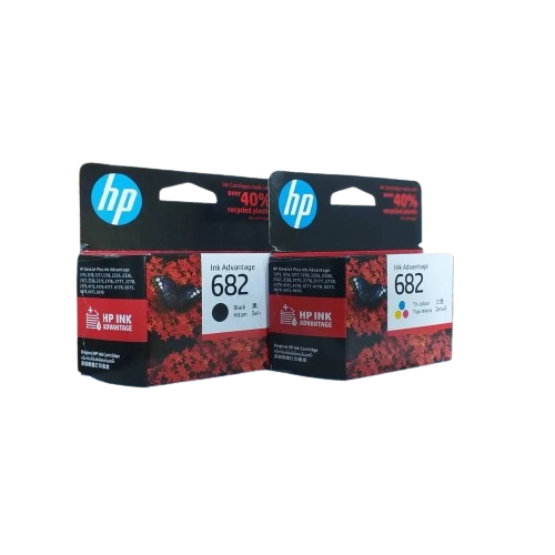 HP 682 BLACK+ HP 682 COLOR ตลับหมึกเเท้HP DESKJET INK ADVANTAGE 1200 ...