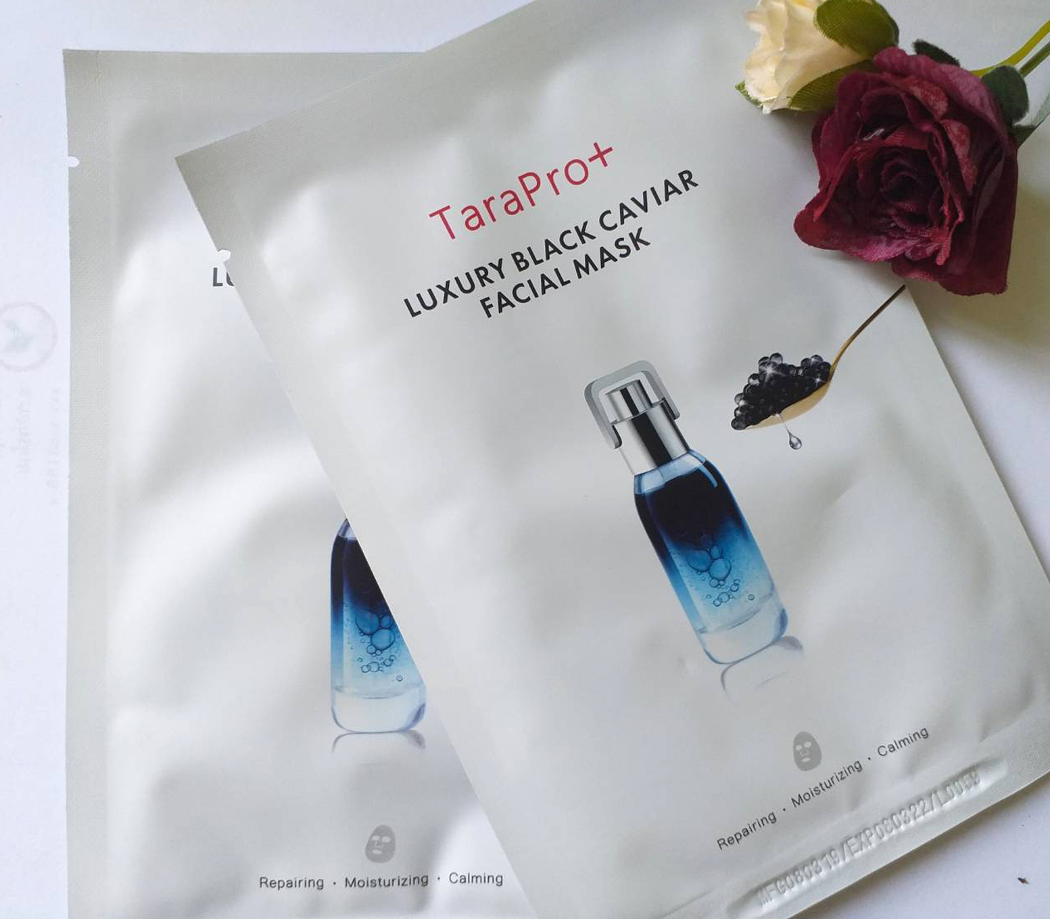 Tarapro+ luxury black caviar facial mask 2 ชิ้น ราคา50 บาท!! ทาราโปร ...
