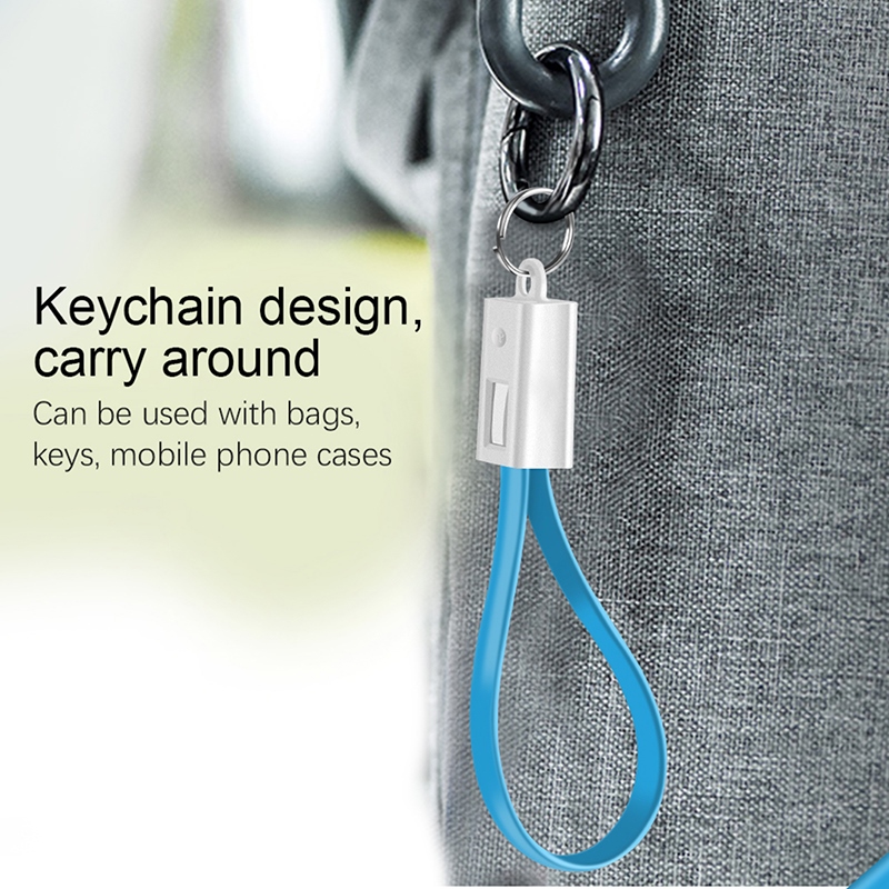 Short Keychain Charging Cable USB Type C Cable Fast Charging For ...