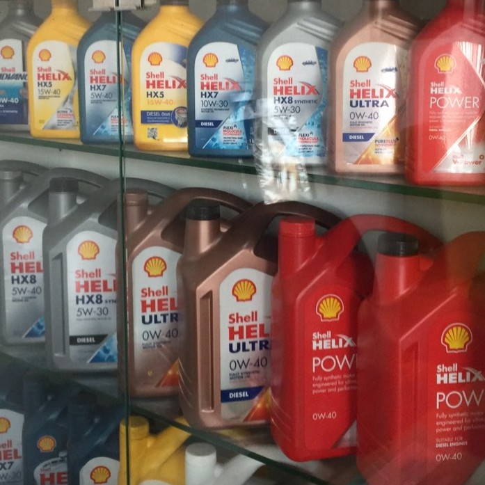 Shell Helix Power OW-40 น้ำมันเครื่องสังเคราะห์แท้ Helix Power ดีเซล 0W ...
