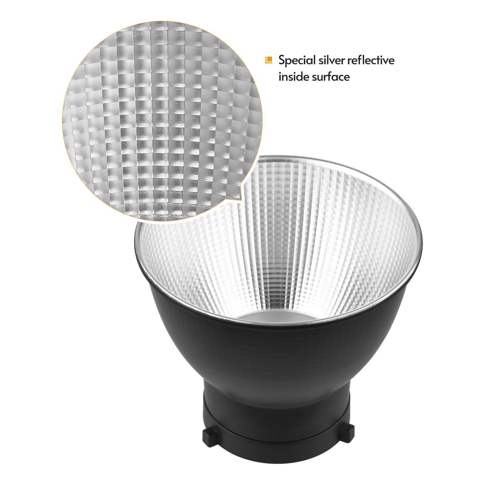 7 Inch Standard Reflector Diffuser Lamp Shade Dish with for Bowens ...
