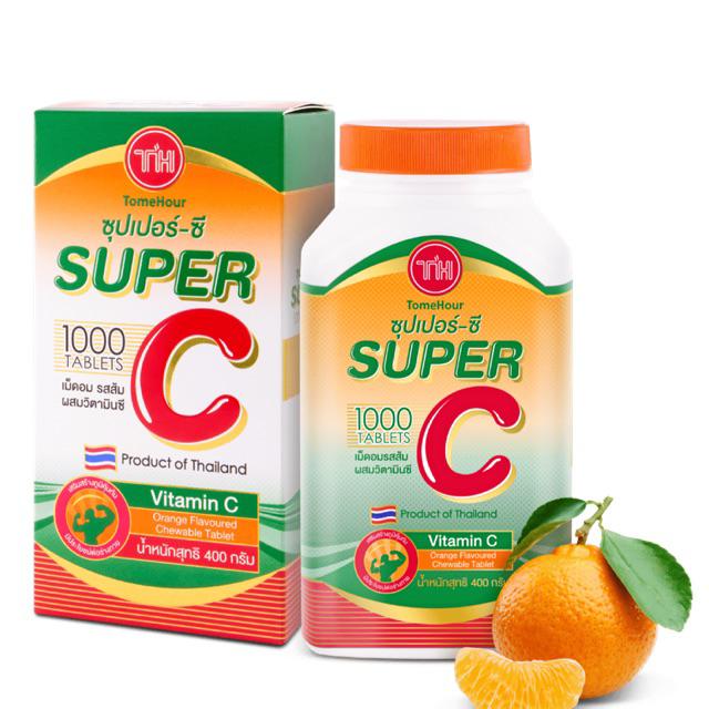 Super-C ซุปเปอร์-ซี อาหารเสริม วิตามิน -VC Patar วิตามินC ซุปเปอร์-ซี ...