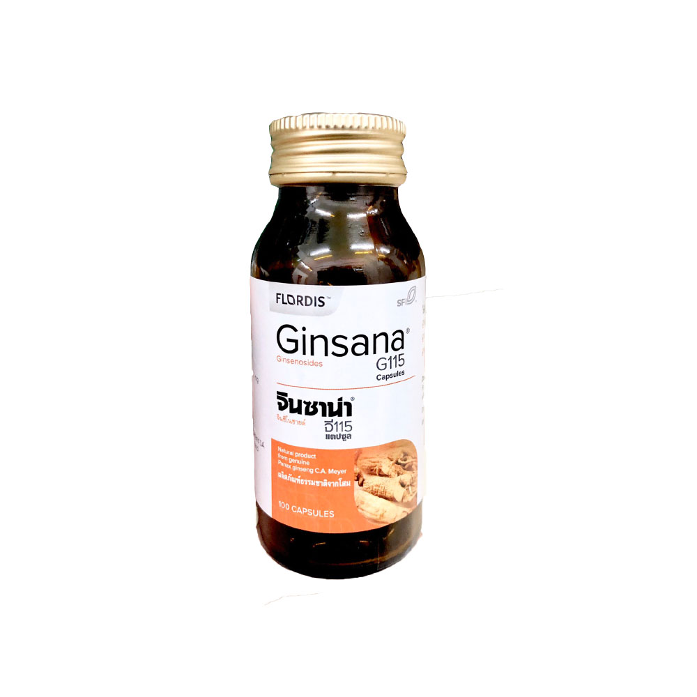 อาหารเสริมบำรุงสมองและการจดจำ Ginsana G115 จินซาน่า จี115 - ช้อปปิ้ง ...