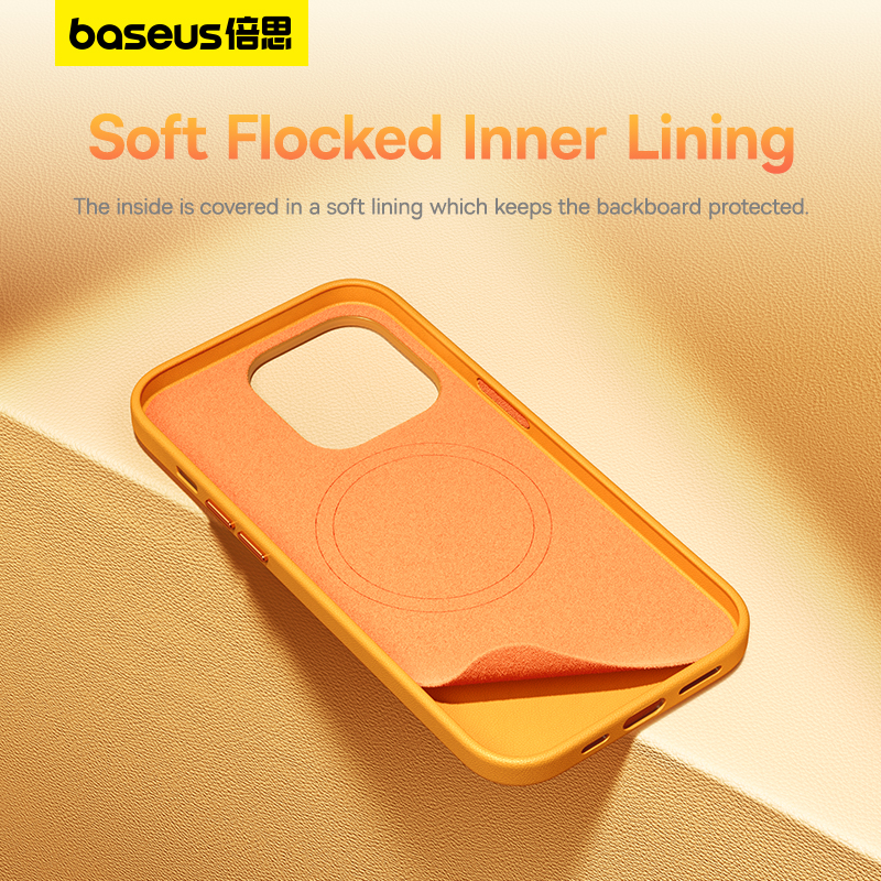 Baseus เคสกันกระแทก รองรับการชาร์จแบบแม่เหล็ก รุ่น Fauxther Series ...