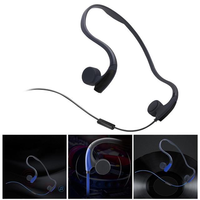 Bone Conduction Wired Headset Voice Control with Microphone 3.5mm ...