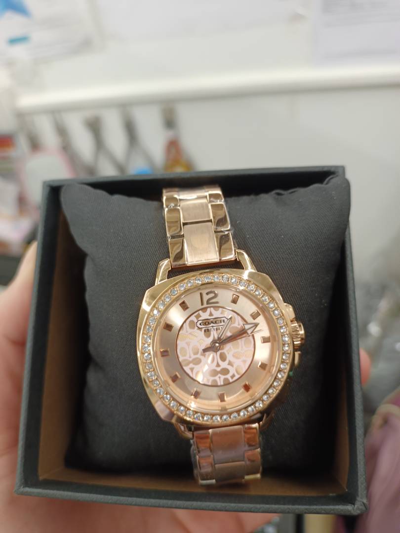 Coach นาฬิกาข้อมือผู้หญิง นาฬิกาแบรนด์เนม ของแท้100 14501701 - 34mm ...