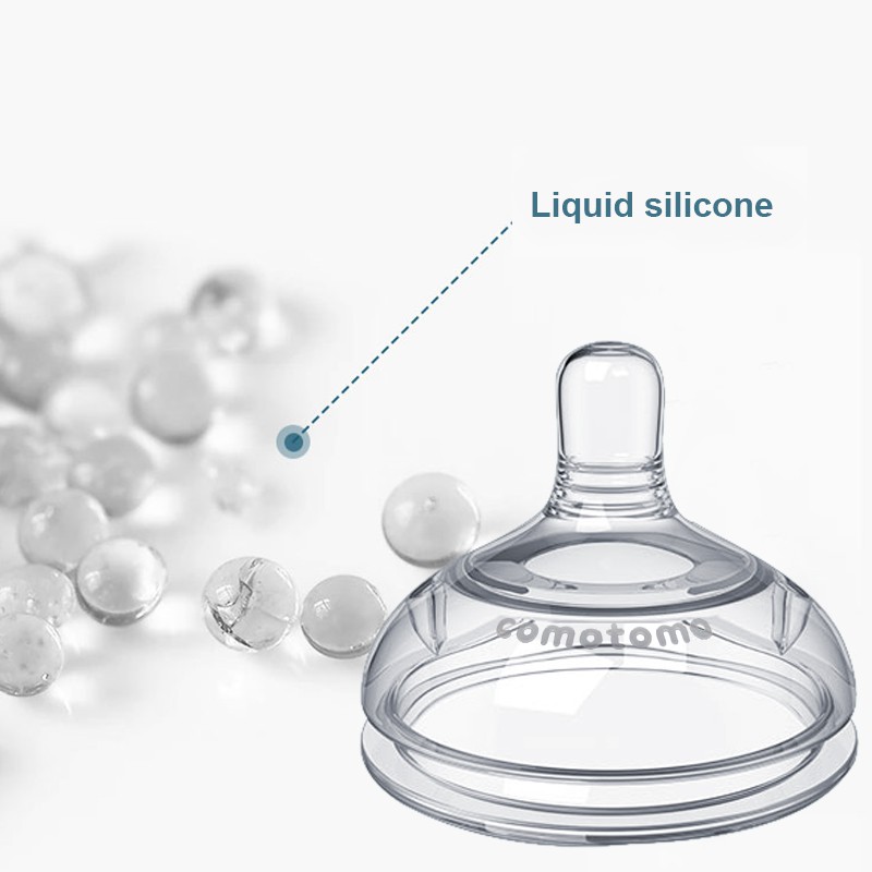 (ถูกที่สุด)จุกนม จุกนมคอก้วาง จุกนมซิลิโคน Comotomo Pacifier (2 Pack ...