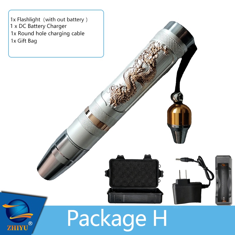 Jade Identification Flashlight 3 Color Light Jewelry Lamp Rechargeable ...