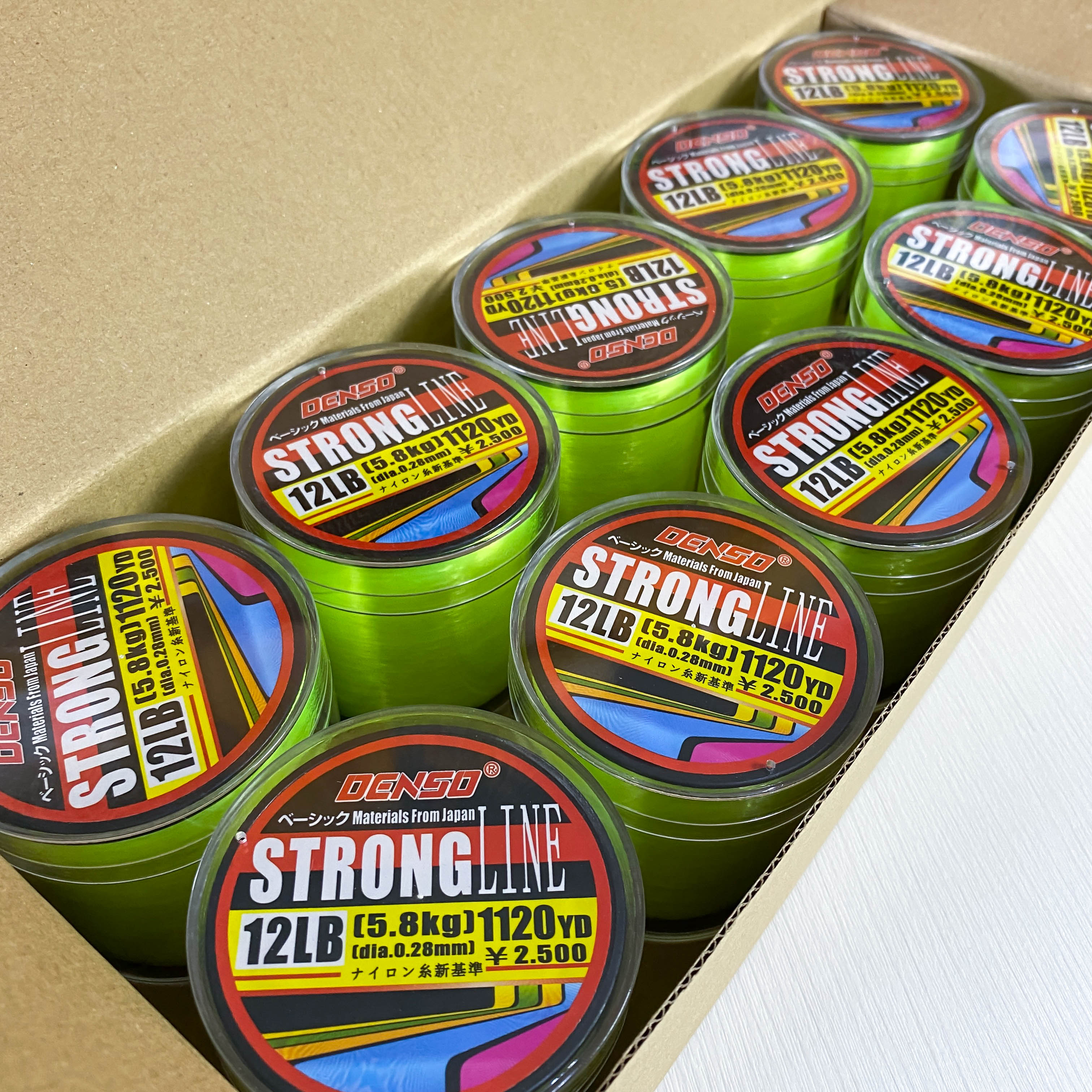 สายเอ็นตกปลา DENSO Strong Line เหนียวนุ่ม วัสดุจากญี่ปุ่น เอ็นตกปลา เด ...