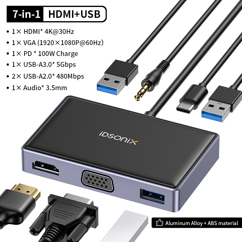 IDsonix 12 In 1 Triple Display Type C Usb C Hub Multiport Adapter พร้อม Dual HDMI 4K USB C ...