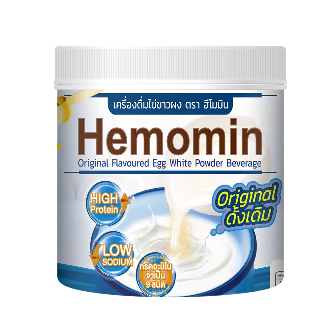 vatamin.pop Hemomin Egg Albumin Powder ฮีโมมิน โปรตีนไข่ขาว *รสดั้งเดิม ...