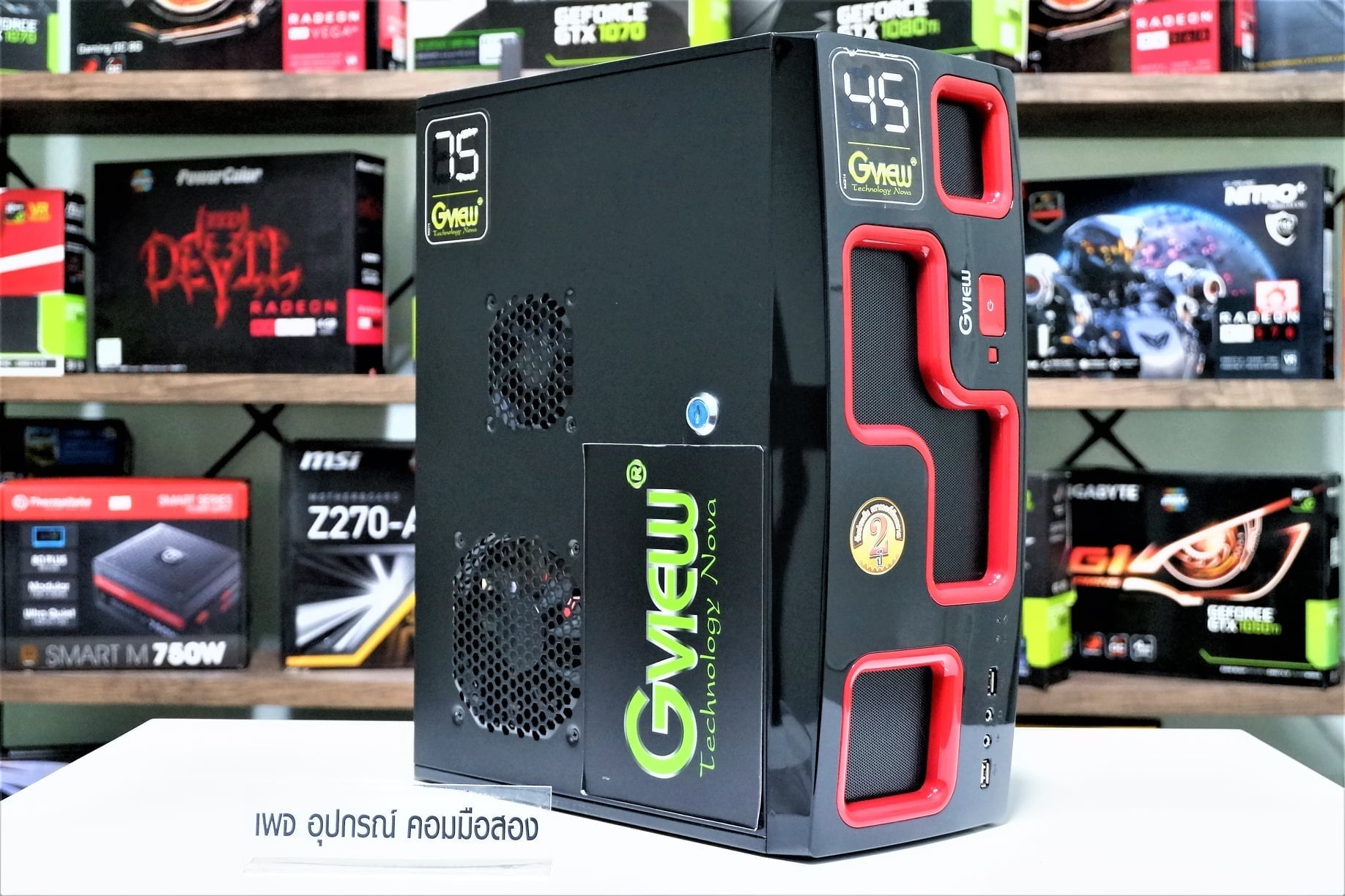 (เคสเปล่า) ATX GVIEW Game Black สีดำ - anan.com2hand - ThaiPick