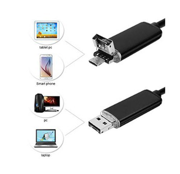 smartphone wire camera กล้องส่องท่อ ส่องช่องแอร์ สายยาว 1.95เมตร - CHOW ...