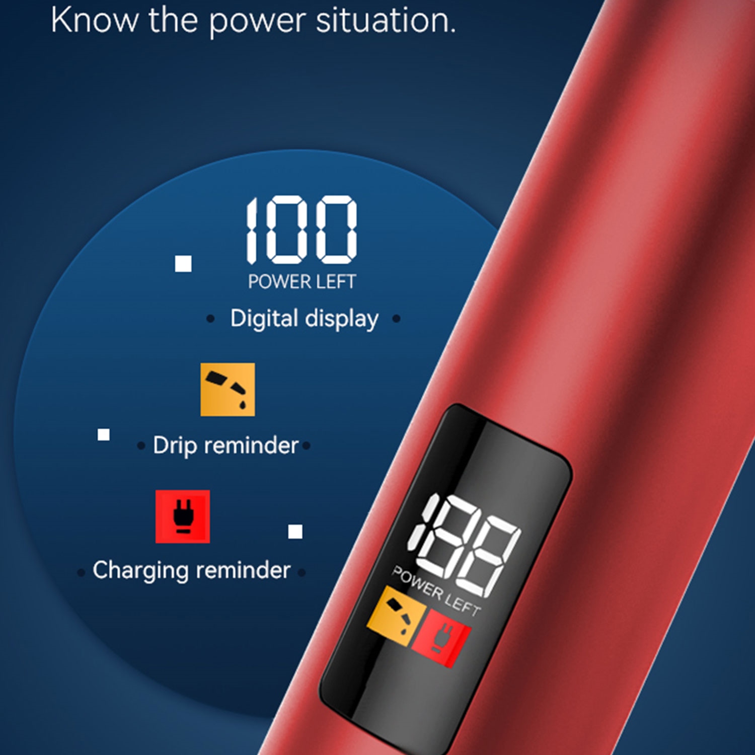 Original kemei waterproof cordless barber hair trimmer blade can be ...