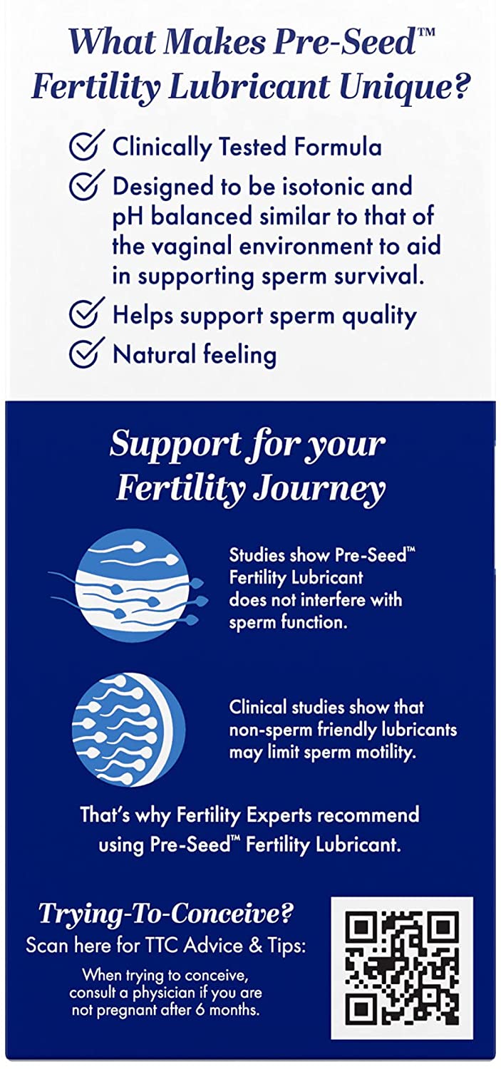 Preseed Sperm-Friendly Lubricant Exp.112023 แพคกิ้งใหม่ แถมฟรีที่ตรวจ ...