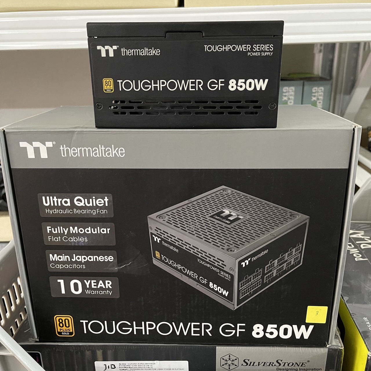 POWER SUPPLY (อุปกรณ์จ่ายไฟ) THERMALTAKE TOUGHPOWER GF1 850W (80 PLUS Gold) - IXComputer - ThaiPick