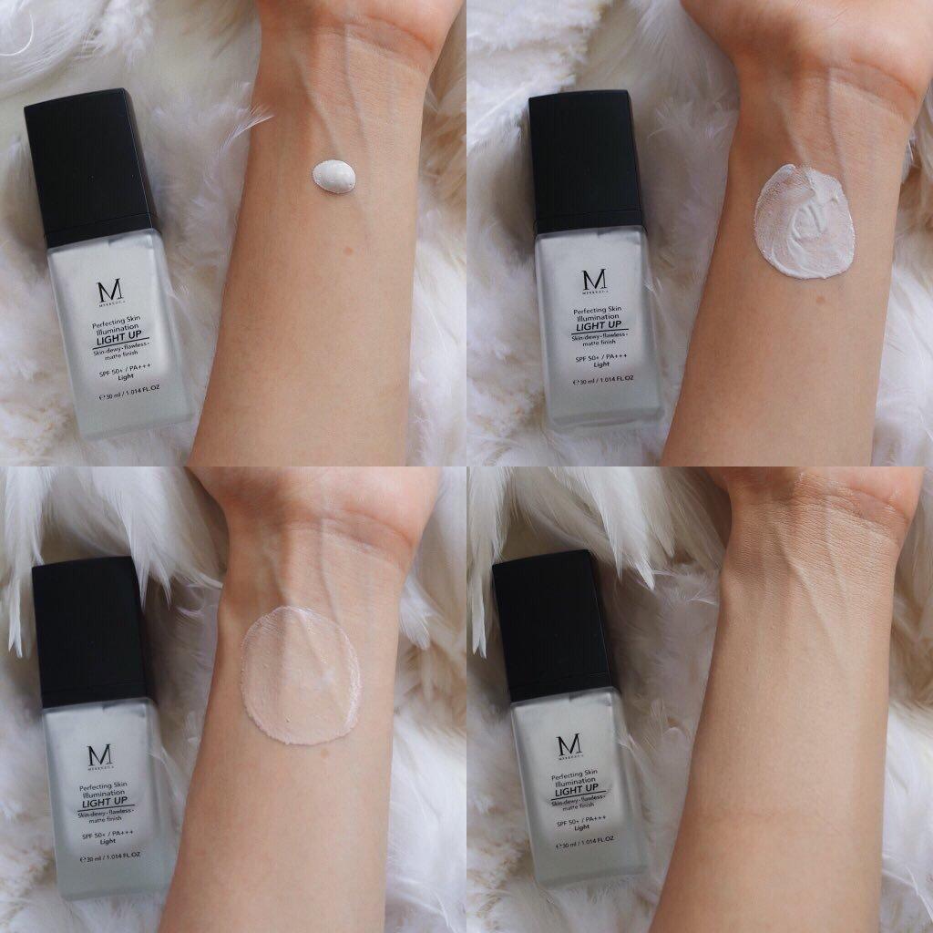 Merrezca perfecting llIumination Light Up รองพื้นเปลี่ยนตามสีผิว รอง ...