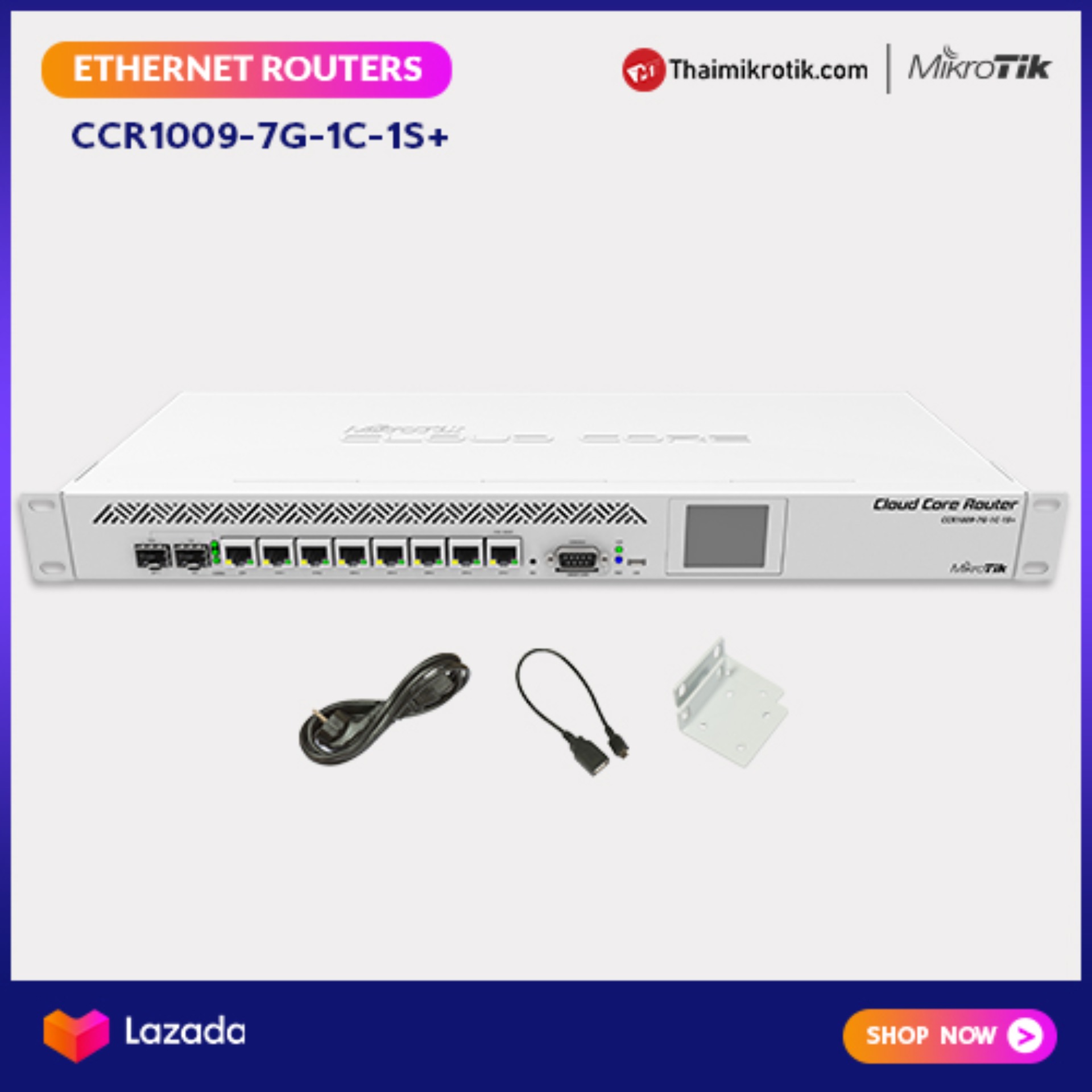 Mikrotik CCR1009-7G-1C-1S+ - taradnetwork - ThaiPick