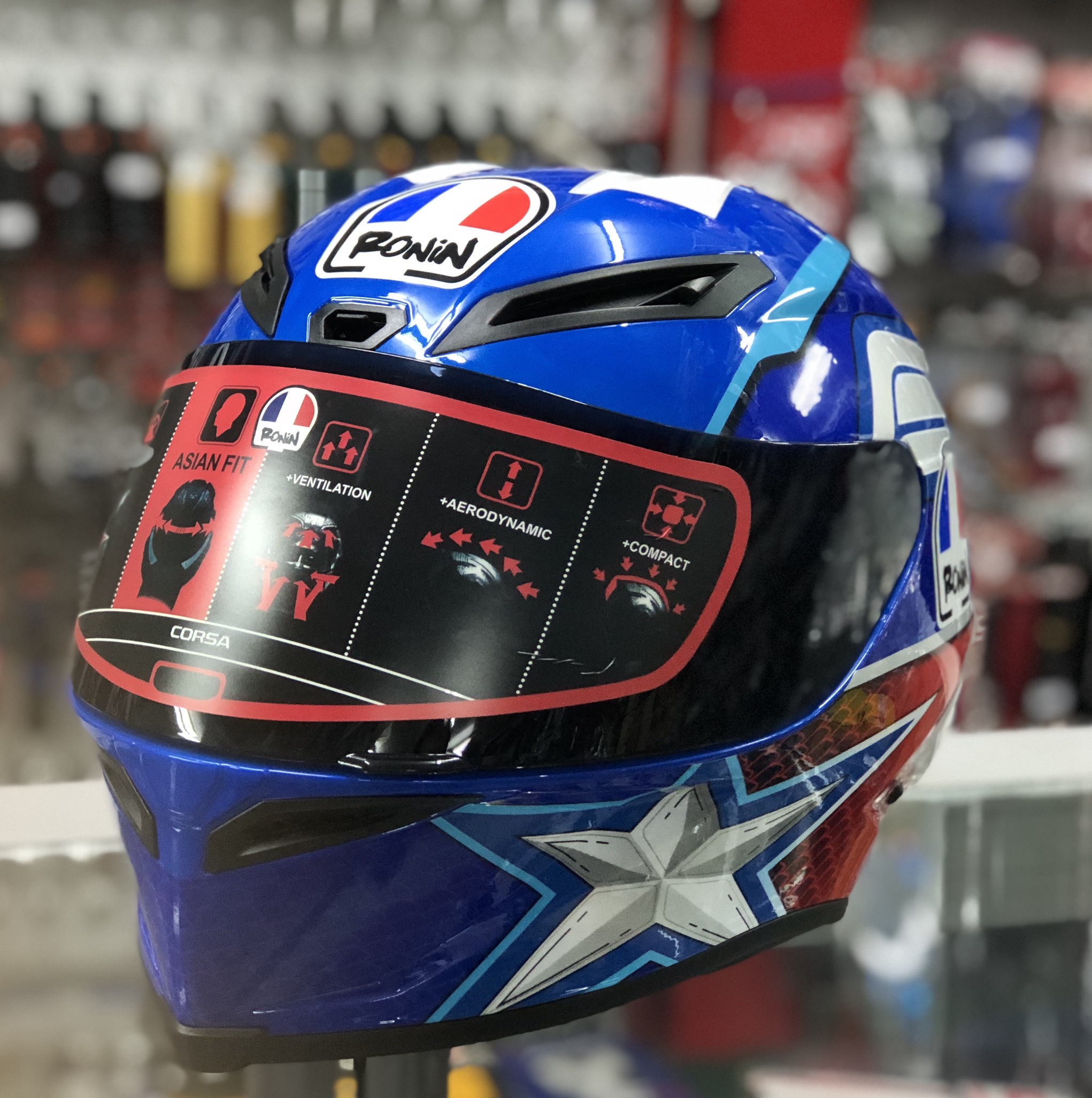 หมวกกันน็อค Ronin helmet new 2020 (R-128) - JNP Racing Shop - ThaiPick