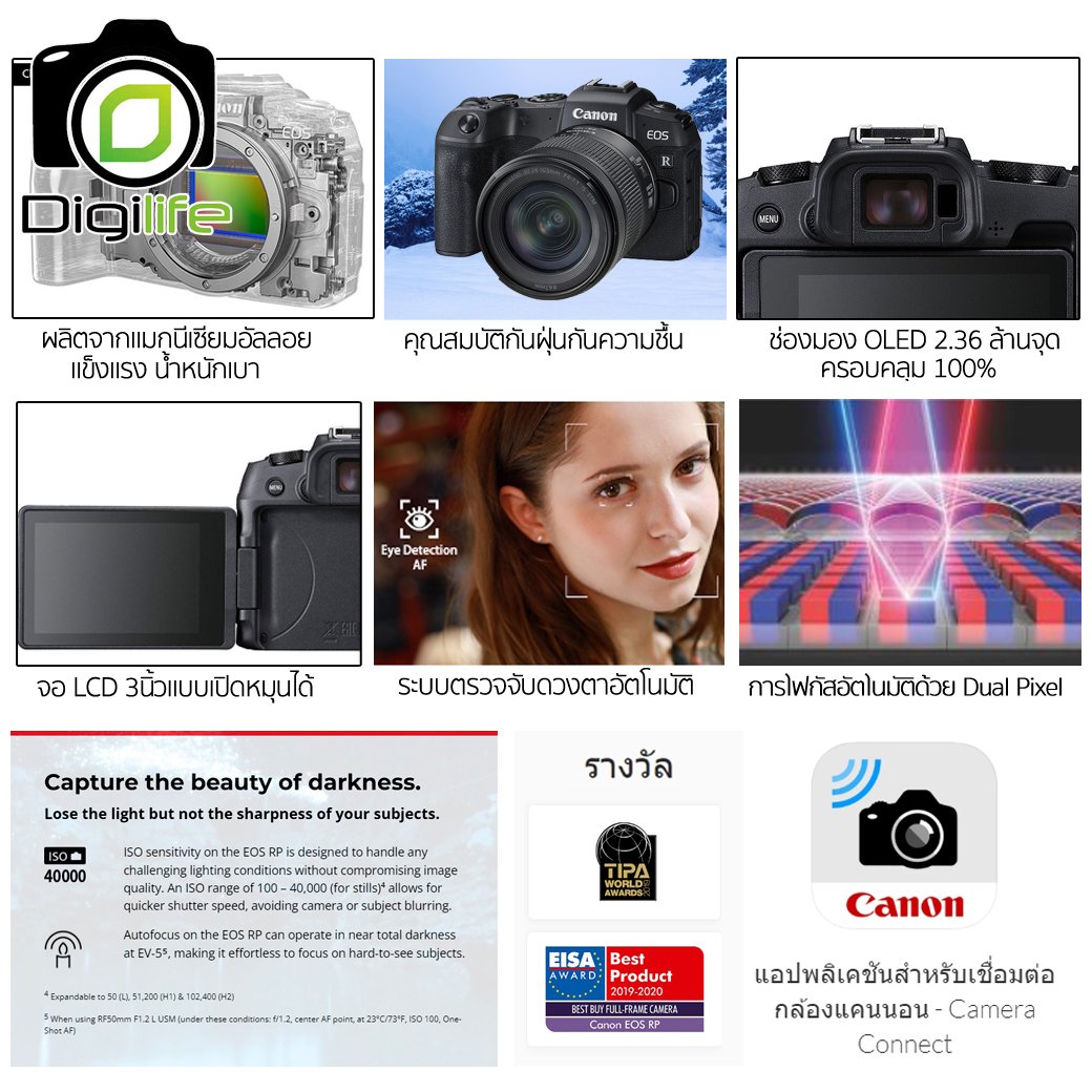 Canon Camera EOS RP Body - รับประกันร้าน Digilife Thailand 1ปี ...
