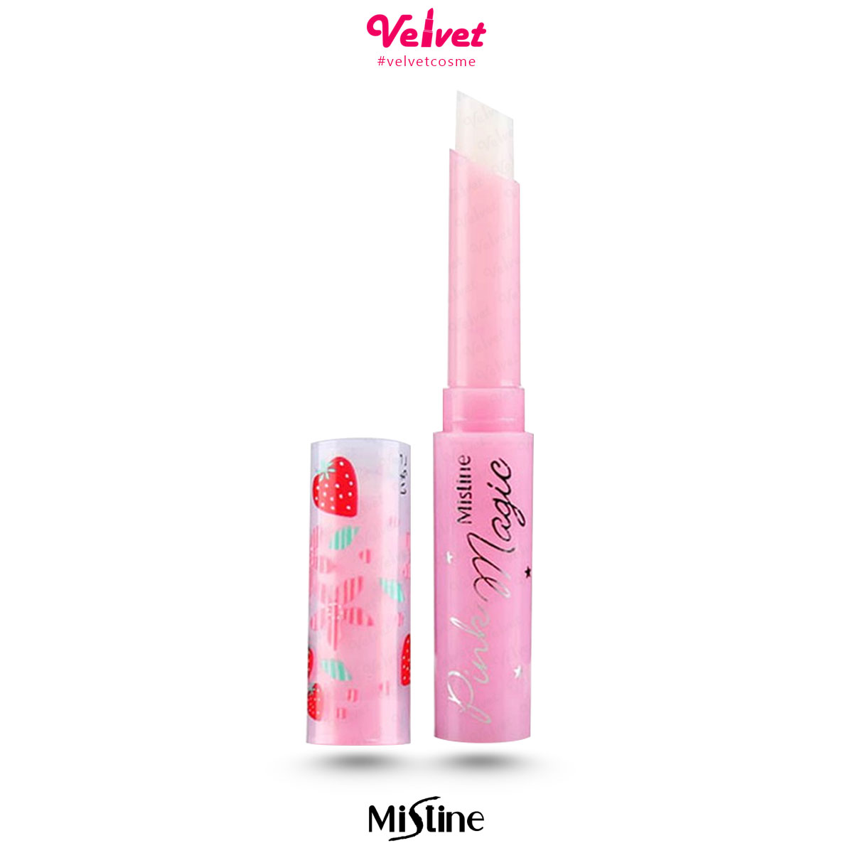 Mistine ลิปมันเปลี่ยนสี ลิปผอม มิสทีน Pink Magic Lip Plus Vitamin E ...
