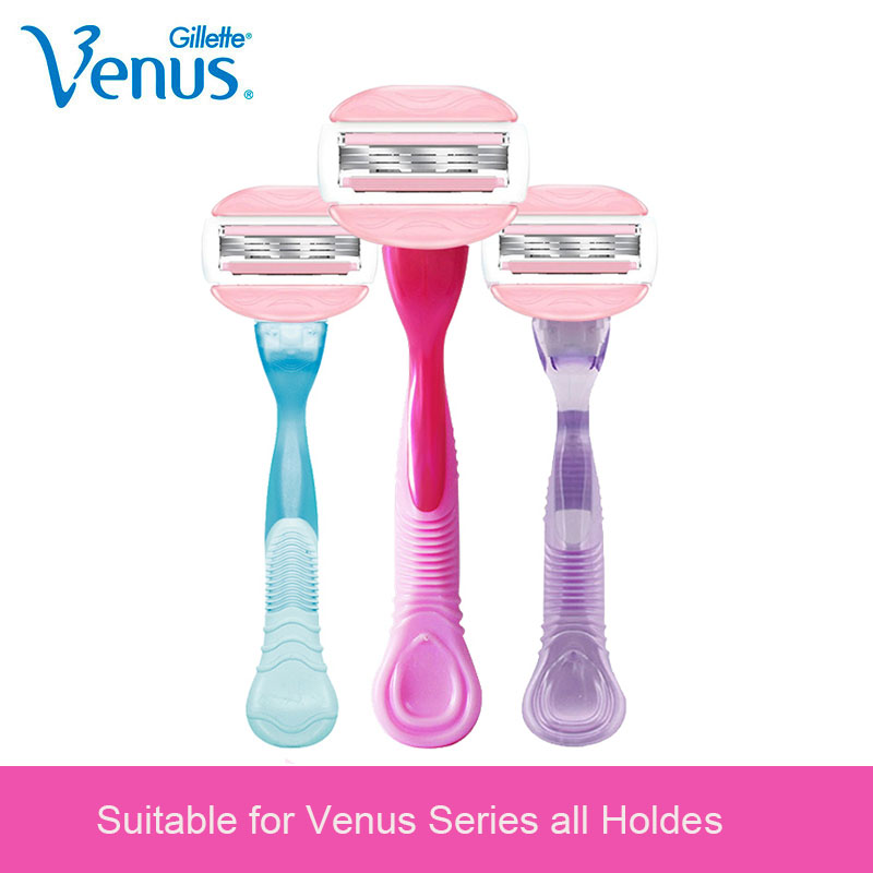 Gillette Women Razor Venus Breeze 3 Layers Stainless Steel Shaving ...
