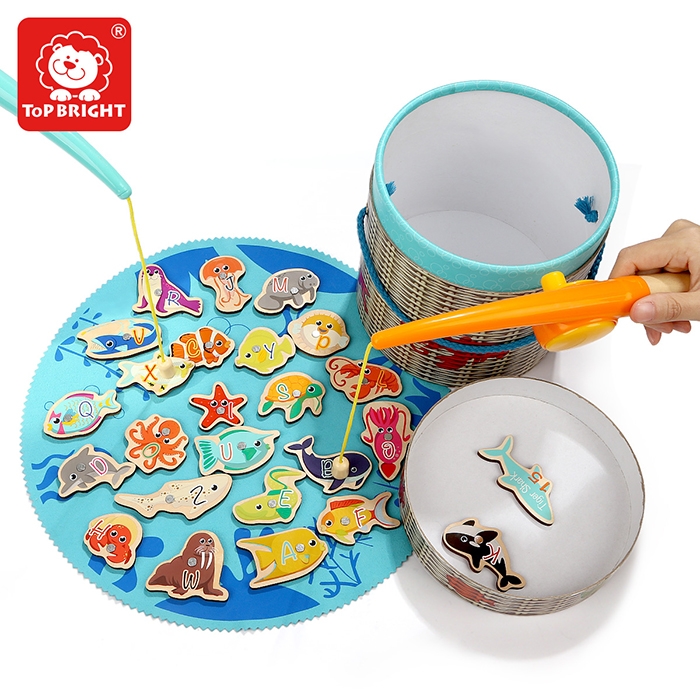 [12 เดือน +] Fancy Fishing Rod Set เกมตกปลา ของเล่นไม้ ของเล่นเสริม ...