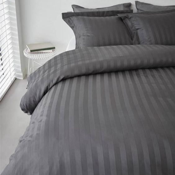 ชุด ผ้าปูที่นอน ครบเซ็ท เกรดโรงแรม Softex Satin ( ลายริ้ว ) 6 ฟุต - STRIPED COLLECTION | Lazada ...