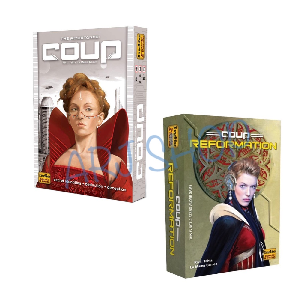 Coup / Coup Reformation คู่มือไทย Board game - บอร์ดเกม เกมสายลับ เกม ...