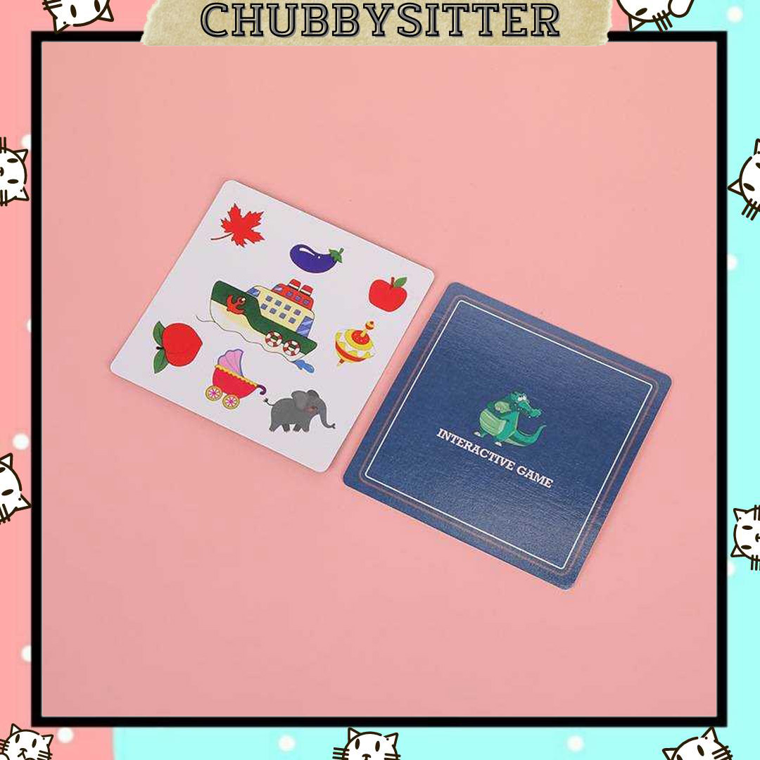 การ์ดเกม จับคู่ Crazy matching flash card game - Chubbysitter - ThaiPick