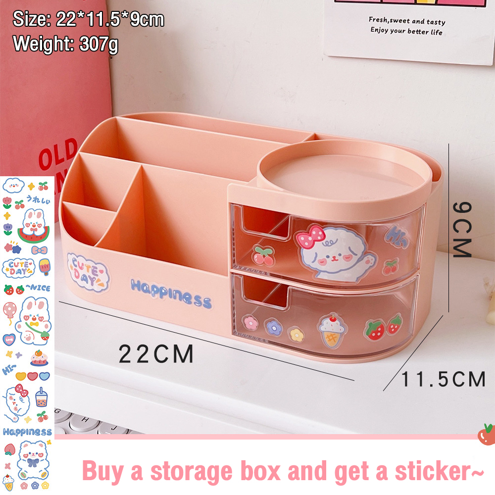 I Stationery น่ารักสร้างสรรค์ผู้ถือปากกาเด็กสาว INS ลมนักเรียนสำนักงาน ...