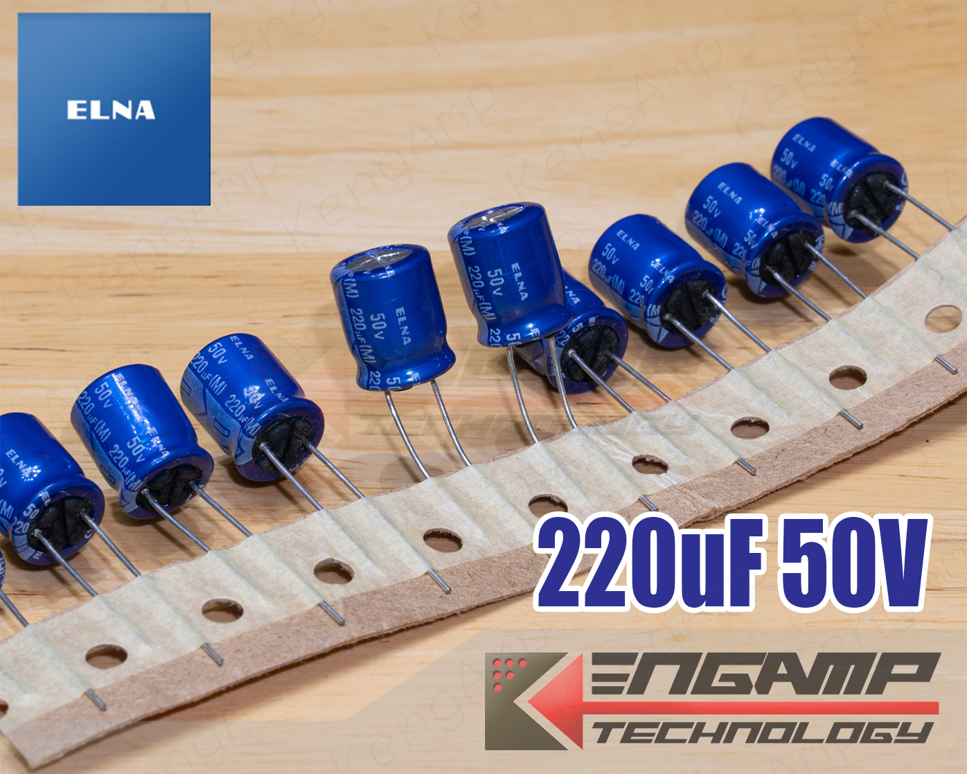 (10ตัว) [E-CAP] 220uF/50V 85C ELNA RE3 10x12.5mm P=5mm | Lazada.co.th