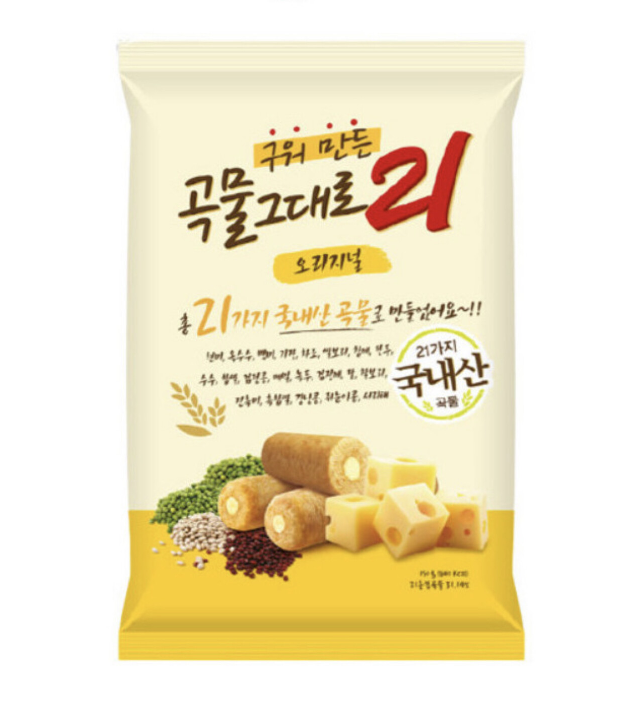 [Original] 곡물그대로21 KEMY Premium Grain Crispy Roll (เกรนโรล ขนมธัญพืชอบ ...