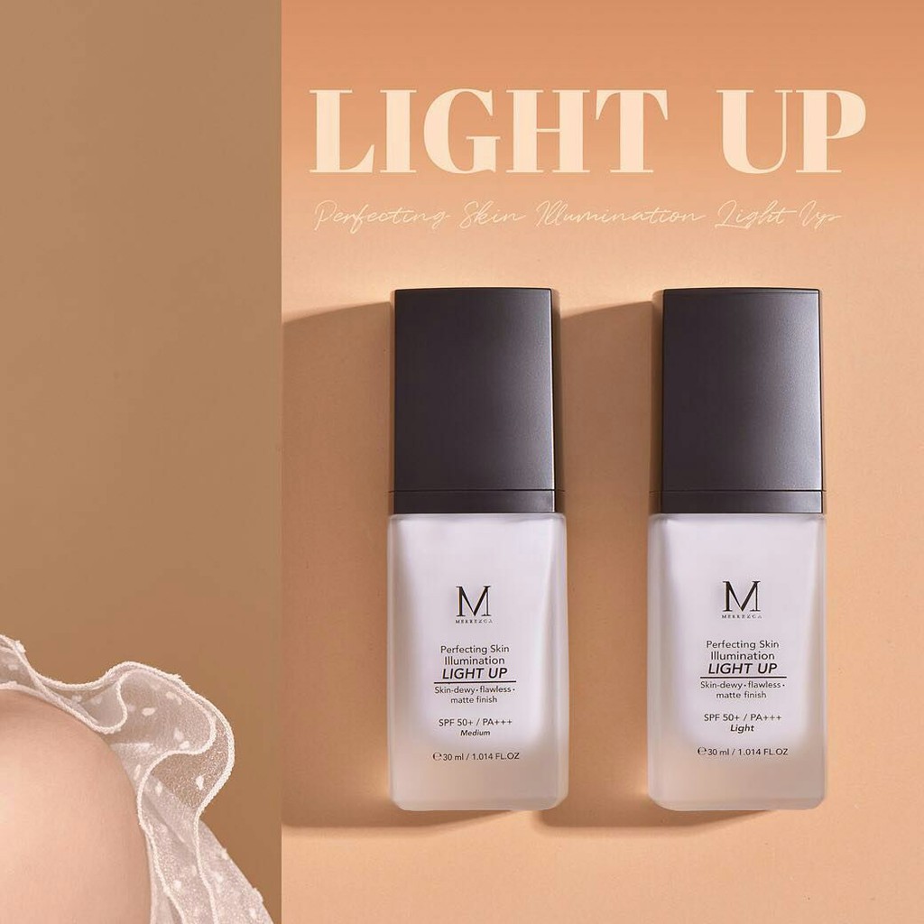 Merrezca Skin Up Liquid Foundation SPF50 PA+++ แบบซอง ( 5 ml ...
