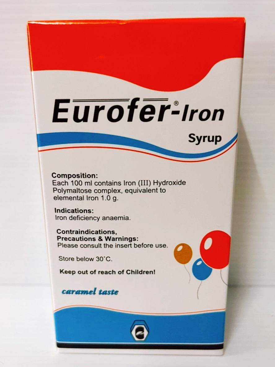 Eurofer-Iron Syrup 120 ml. For kid (วิตามินเสริมธาตุเหล็ก) - Asia ...