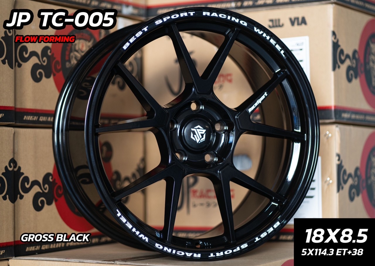 (ส่งฟรี) แม็กซ์ขอบ18 JP TC-005 (Flow Forming) 18x8.5 5รู 114.3 ET38 (2 ...