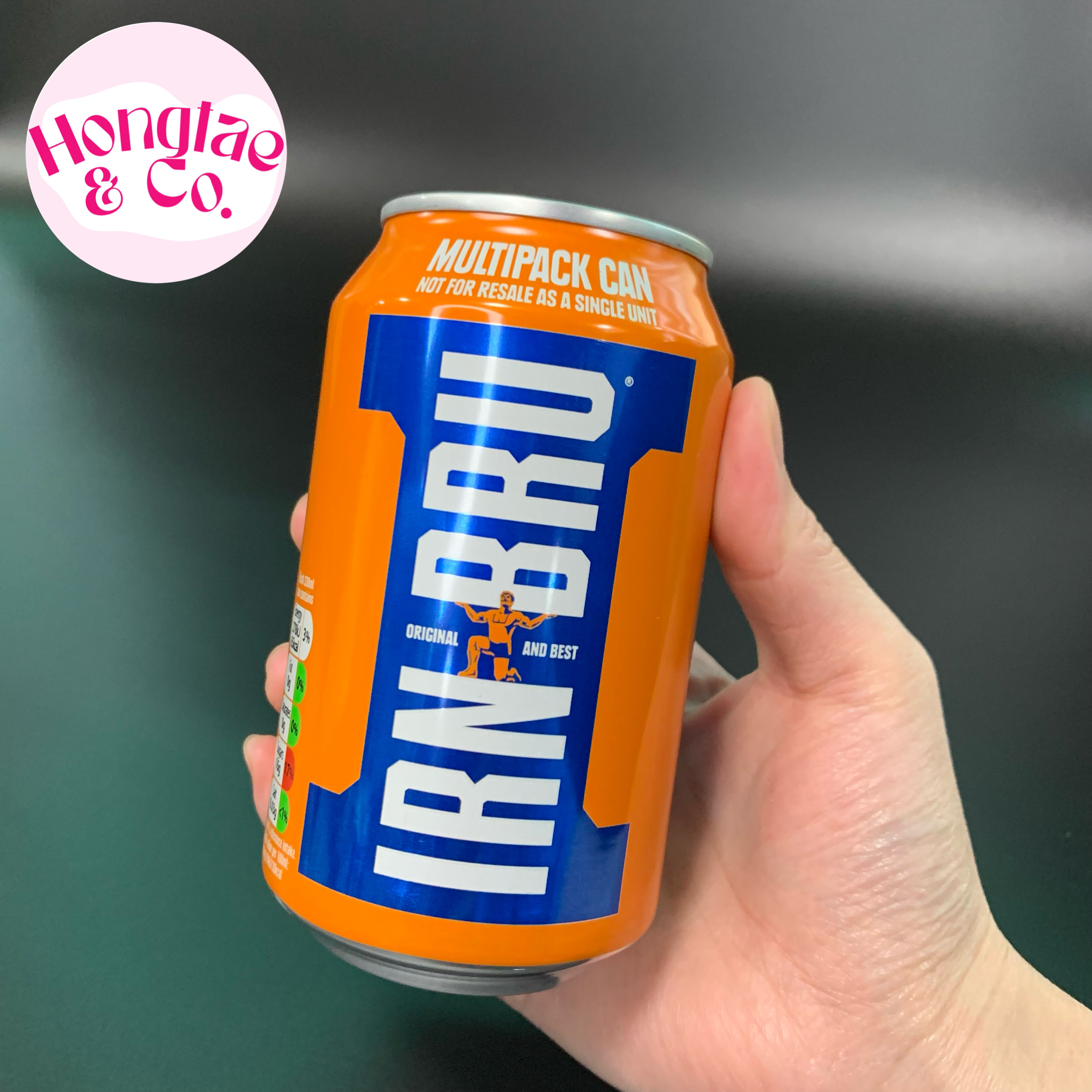 Irn Bru 330ml ไอรอนบรู 330มิลลิลิตร Scottish Soft Drink เครื่องดื่มสก็อตติช น้ำอัดลม ไอรอนบลู ...
